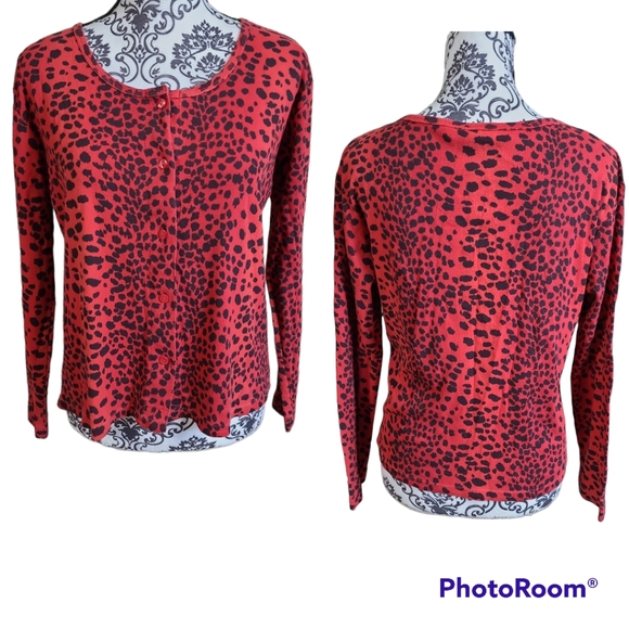 Victoria's Secret | Sweaters | Vintage Victorias Secret Leopard ...